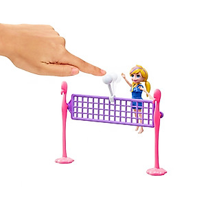 Polly Pocket Outdoor Toy with 3-inch Doll, Toy Cars & Playground Accessories, Sunshine Splash Park Playset