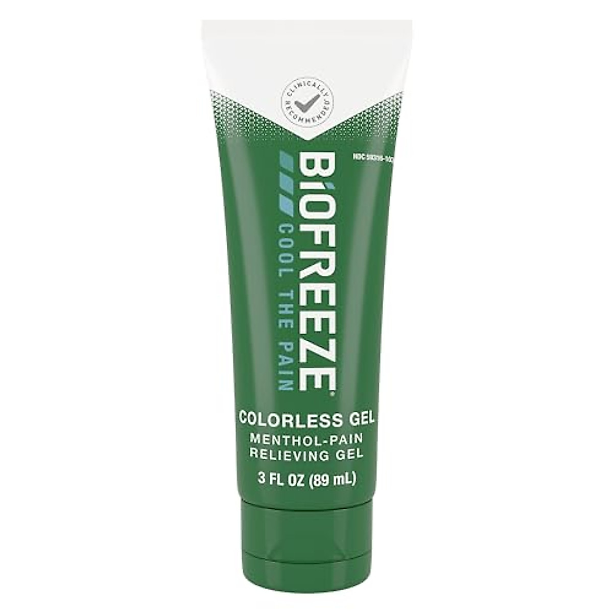 Biofreeze Menthol Pain Relieving Gel Colorless Gel 3 FL OZ Tube For Pain Relief Associated With Sore Muscles, Arthritis, Simple Backaches, And Joint Pain (Packaging May Vary)
