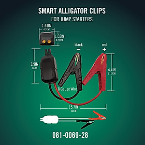 Battery Tender 1500 AMP Lithium Jump Starter - 12000mAh Portable Power Station - LED Flashlight Emergency Strobe - 3 Fast USB Charging Ports - 030-2020-WH