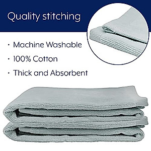 AuldHome Guest Towels (Set of 2, Green); Be Our Guest Monogrammed Hand Towels