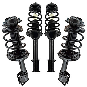 TRQ Complete Loaded Strut Spring Assembly Front & Rear Kit for Subaru Forester
