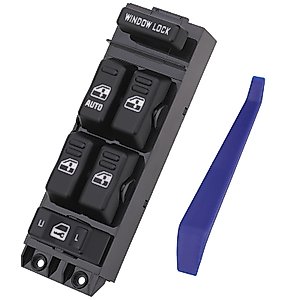 Obaee Car Power Window Switch Control Open Button Compatible with 2000 2001 2002 Chevy Tahoe Suburban Silverado Avalanche GMC Yukon Sierra 1500 2500 3500 Cadillac Escalade Replaces 19259961 ‎15062650