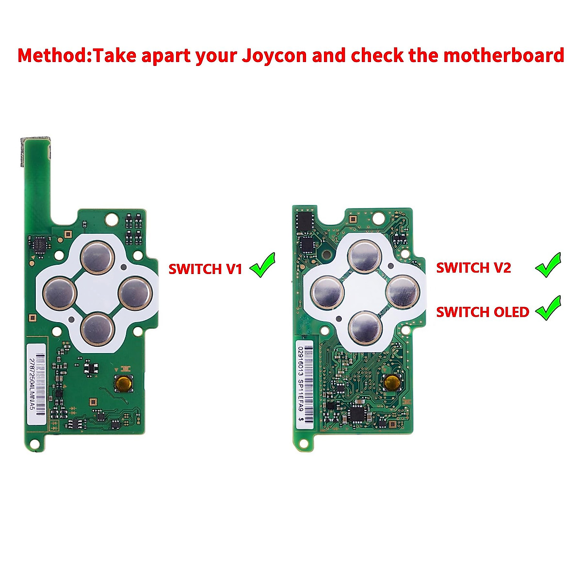 eXtremeRate 7 Colors 9 Modes NS Joycon DFS LED Kit for Nintendo Switch, Multi-Colors Luminated ABXY Trigger Face Buttons for Nintendo Switch & Switch OLED Model JoyCon - Joycon NOT Included
