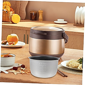 FUNOMOCYA Rice Cooker Liner Electric Cooker Diffuser Inner Cooking Pot Inner Pot for Pressure Cooker Power Cooker Inner Pro Multi-purpose Pot Stainless Steel Aluminum Alloy