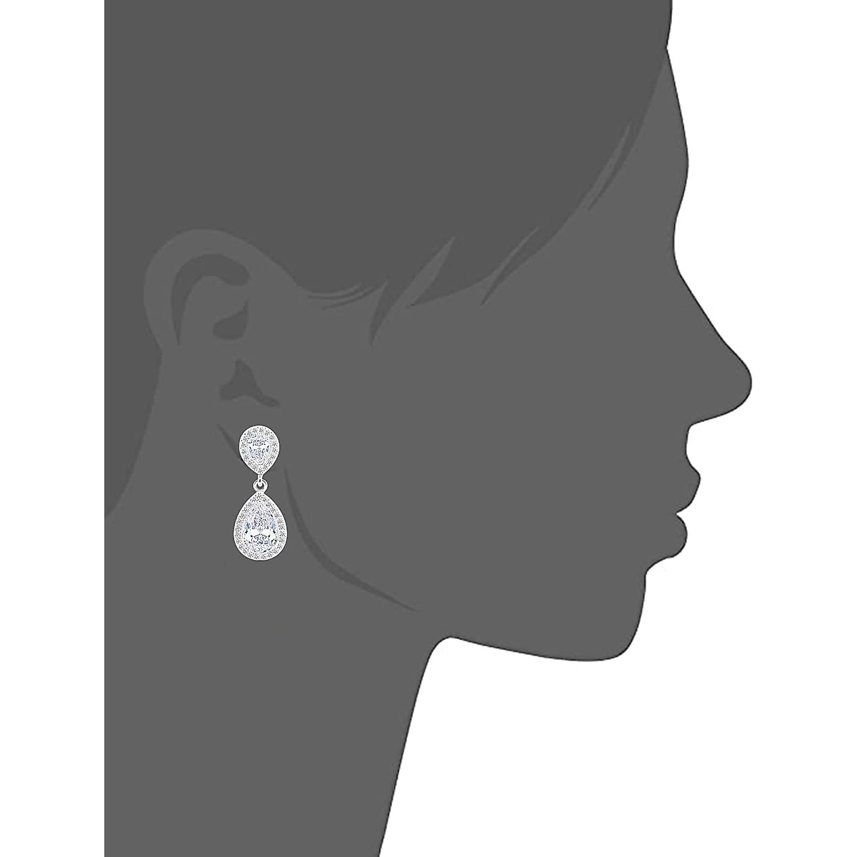 ZHUWE I Can't Say I Do Without You | 1 4 6 8 Sets Bridesmaid Jewelry Sets for Women 14K Gold or Rose Gold Plated Teardrop Dangle Earring for Wedding Gifts