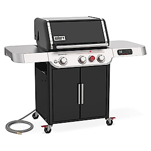 Weber Genesis EX-325S Natural Gas Smart Grill, Black