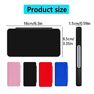 YUNKOZAND Switch Game Card Case Compatible with Switch/OLED/Lite,Portable Switch Game Holder with 24 Games Cartridge Slot&24 SD Card Storage, Travel Accessories Switch Game Case Blue