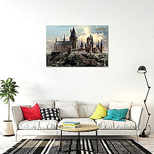 HARRY POTTER - Movie Poster Print (Hogwarts by Day) (Size: 36 inches x 24 inches)