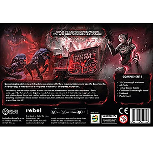 Nemesis Carnomorph Board Game EXPANSION - New Alien Race with Unique Mechanics! Miniatures Compatible with Classic, Aftermath & Lockdown, Ages 14+, 1-5 Players, 1-2 Hour Playtime, Made by Rebel Studio
