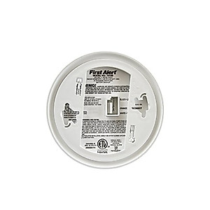First Alert BRK 7010B Hardwired Smoke Detector with Photoelectric Sensor and Battery Backup , White