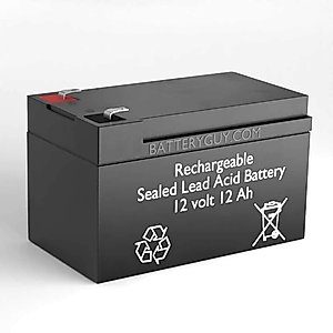 BatteryGuy Back-UPS 450 Replacement 12V 12Ah SLA Battery Brand Equivalent (Rechargeable, High Rate) - Qty of 1