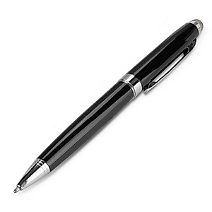 BoxWave Stylus Pen Compatible with Ecobee New Smart Thermostat Premium - EverTouch Meritus Capacitive Styra, Capacitive Stylus with Rollerball Pen - Jet Black