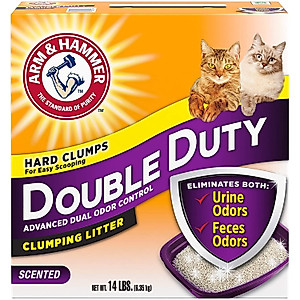Arm & Hammer Double Duty Clumping Cat Litter, 14lb