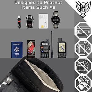 Xtreme Sight Line ~ AQUA RT Large Water-Proof Faraday Backpack/Small LITE Faraday Bag Combo ~ Tracking/Hacking Defense ~ Red