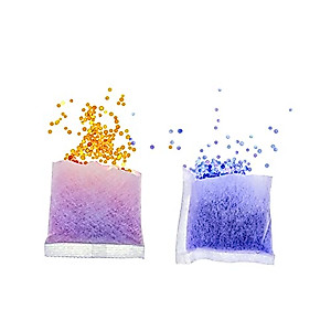 Lockdown Rechargeable 40g Silica Gel Bags for Moisture Removal, Humidity Control, and Rust Prevention in Handgun Vaults, Ammo Cans, and Gun Cases,Blue