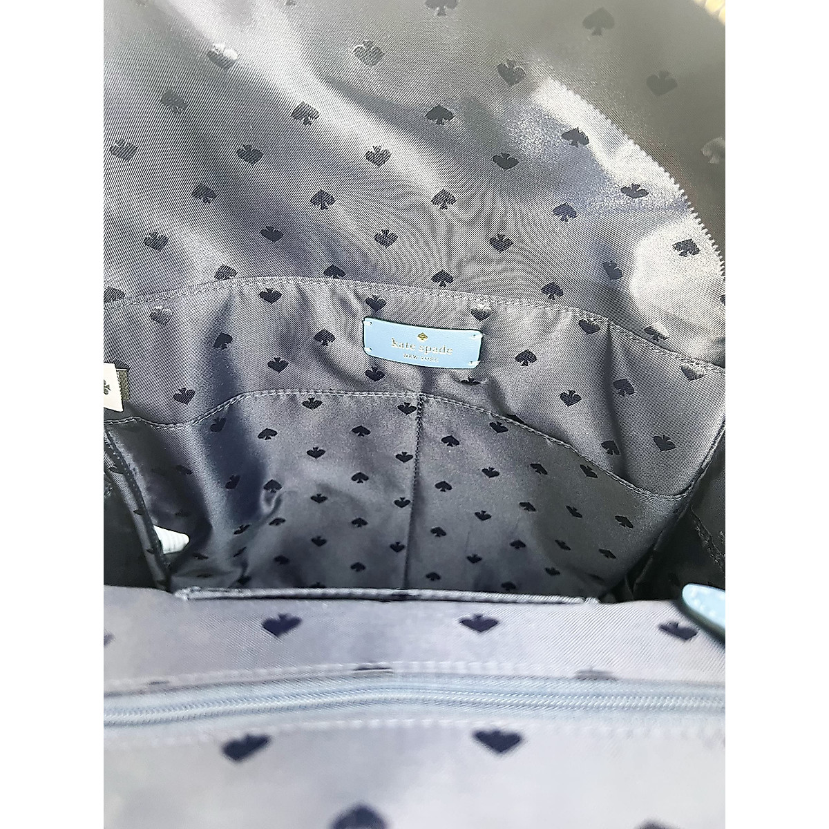 Kate Spade Chelsea Little Better Nylon Large Backpack Shipyard Blue School Bag