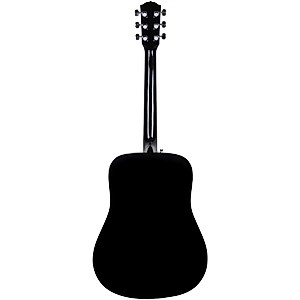 Fender FA-115 Dreadnought Acoustic Guitar Pack, with 2-Year Warranty, Black, with Gig Bag and Accessories