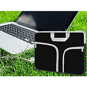 HESTECH Chromebook Case 11.6" Laptop Sleeve Neoprene Computer Bag Protective Case for Samsung Chromebook 4 Flex 3 11" Acer Spin 311 Lenovo Dell,Black