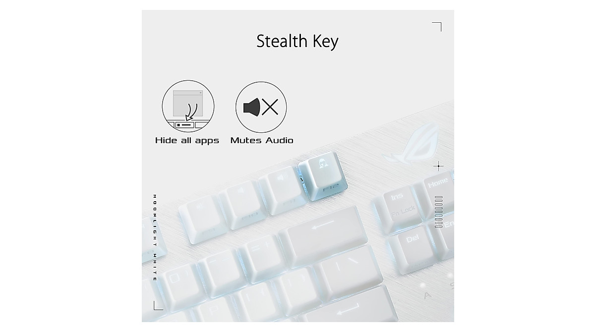 ASUS ROG Strix Scope NX TKL Moonlight White Keyboard