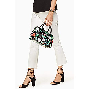 kate spade new york Cameron Street Jardin Lane Large Satchel, Black Multi