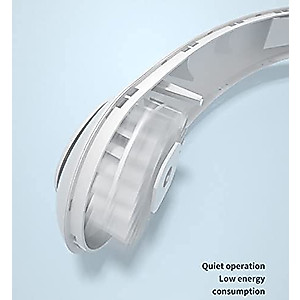 MASKROUSA Portable Neck Fan - Rechargeable Personal Air Cooler Fan, Hands Free Bladeless Neck Fan, 3 Wind Speed and Low Noise with Lightweight, Wearable Neck Cooling Fan