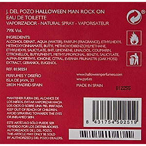 J. Del Pozo Halloween Man Rock On Eau de Toilette Spray, 4.2 Ounce