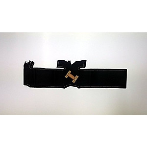 RedlineGoods Steering Wheel Cover - AMG Compatible with Mercedes GLA 2015. Tailor Made - not Universal. Genuine top-Grade Italian Black Leather with Blue Thread