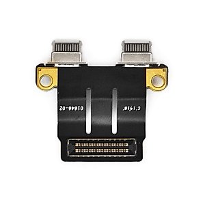 ICTION New 821-01646-02 for MacBook Pro Retina 13" 16'' A2159 A2141 Type-C USB-C Charging DC-in DC Power Jack Board Connector 2019 Year