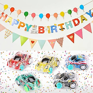 Hooqict 36 Pcs Mini Pull Back Car for Boys 4-8 Years Old Racing Car Party Favors Bulk Kids Car Set for Classroom Prizes, Treasure Box Toys, Goodie Bag Stuffers and Pinata Fillers