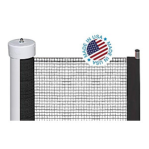 Kidkusion Retractable Driveway Guard | Fits 2 Car Driveway Up to 25 Ft. | Visual Boundary for Playtime Safety | Black | Made in USA