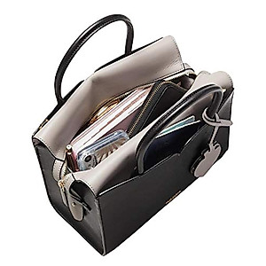 kate spade new york Spencer Medium Leather Satchel (Black)