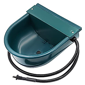 MINYULUA Automatic Heated Dog Water Bowl Large Capacity Livestock Waterer Outdoor Pet Thermal-Bowl Drinking Bowl for Dogs Horse Cattle Cow Goat Pig Animal