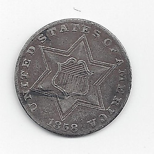 1851 Various Mint Marks Three Cent Silver 1851-1872 Three-Cent About Good Details or better