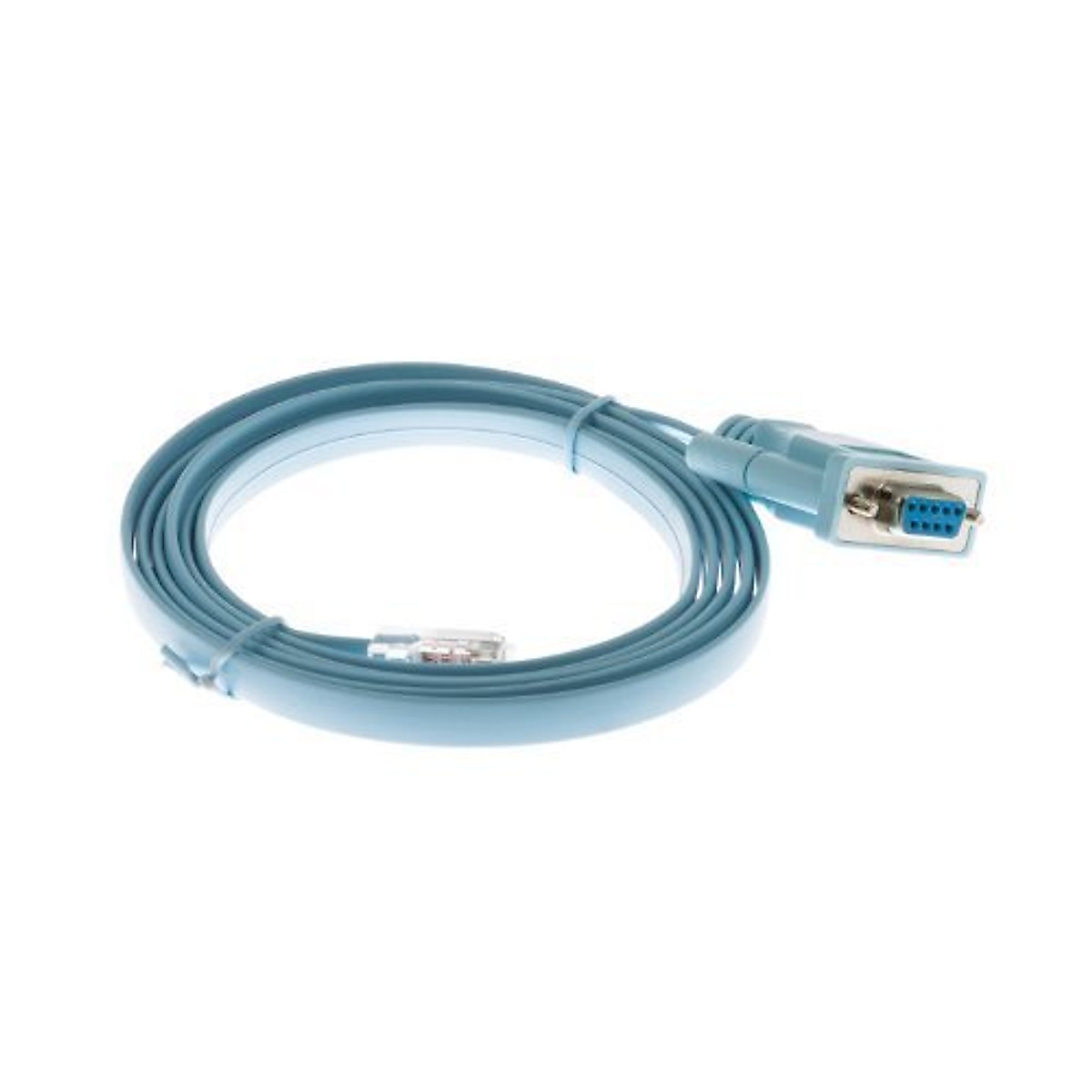 RW RoutersWholesale CAB-CONSOLE-RJ45 - DB9 to RJ45 Console Cable, 6 Ft for Cisco