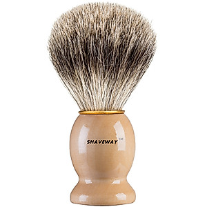 Shaveway 100% Pure Badger Shaving Brush