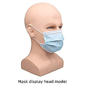 MEAHUS Mannequin Heads For Wigs Male Mannequin Head For Mask Display Foam Man Mannequin Head For Wigs ,Hats ,Headphones