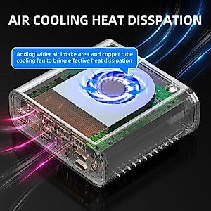 VNOPN Mini PC 11th Core i5-1145G7,Mini Computer 8GB DDR4 512GB M.2 SSD Win 11Pro, Small PC 4 Displays Support 8K/WiFi5/BT4.2/HD/DP/USB3.0 for Home/Office/Gaming