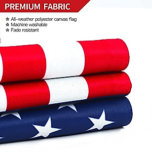 Anley Double Sided Premium Garden Flag, US Garden Flag - USA American United States July 4th Independence Day Patriotic Decorative Yard Flags - Weather Resistant & Double Stitched - 18 x 12.5 Inch