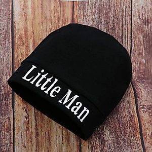 Tikoubabe Newborn Baby Boy Outfits Clothes Infant Cute Hipster Romper + Long Pants + Hat 3 Pcs New To The Crew Grey 0-3 Months 70cm