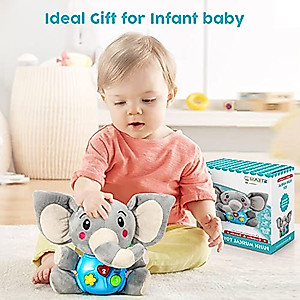 STEAM Life - Baby Toys 3-6 Months, Baby Musical Toys Elephant, Infant Toys 0-6 Months, Elephant Baby Stuff, 3 Month Baby Toys, 4 Month Baby Toys, Newborn Toys 0 3 Months, Toys for Infants 0-6 Months