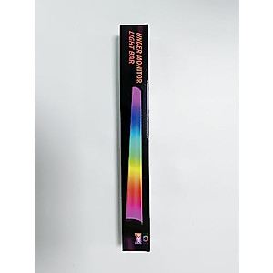 WILLED Under Monitor Light Bar, RGB Gaming Lights for Gaming Setup, Ambiance Backlights with Remote Controller, 5V USB Powered, for Gaming, Keyboard, Computer Accessories, PC Desk, Room Decoration