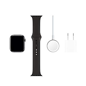 Apple Watch Series 5 (GPS, 44mm) - Space Gray Aluminum Case with Black Sport Band