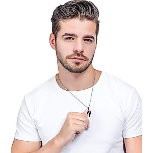 Jstyle Stainless Steel Mens Womens Couple Necklace Pendant Love Heart CZ Puzzle Matching