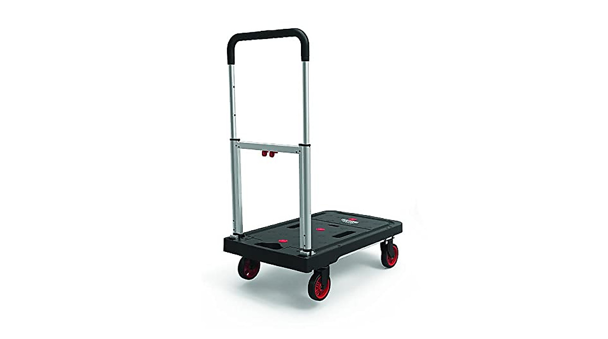 Magna Cart Flatform: 300 lb Folding 4-Wheel Cart