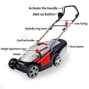 Land Mower Robotic Lawnmower 1200W New Wired Electric Lawn Mower Small Household New Model Lawn Mower School Factory