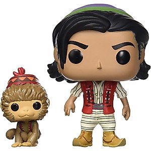Funko Pop! Disney: Aladdin Live Action - Aladdin with Abu, Multicolor, us one-Size