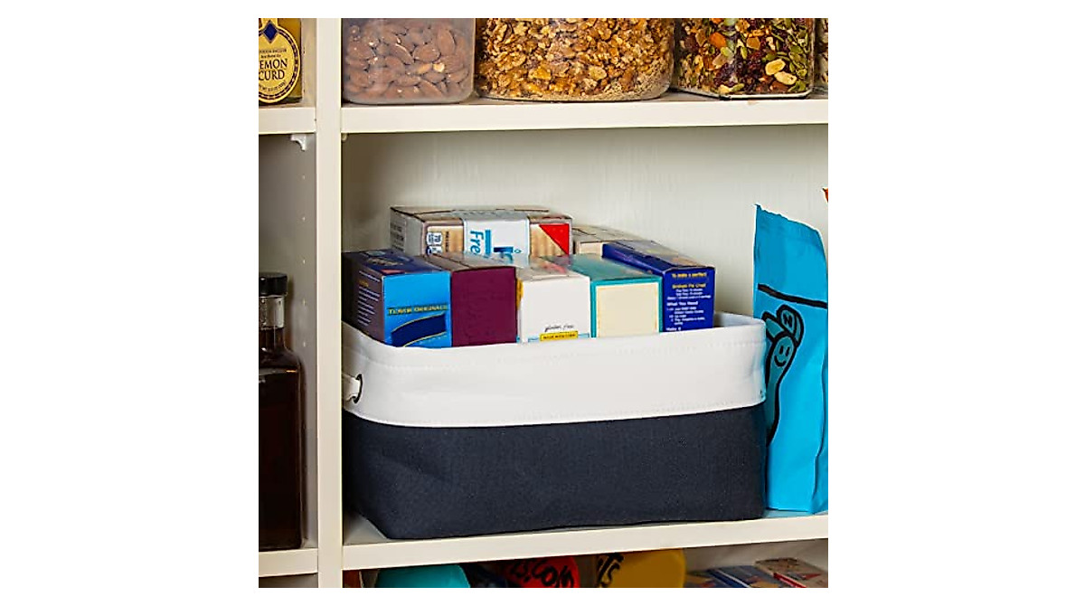 Versatile Canvas Storage Basket for Organizing Your Home