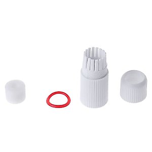 VizGiz 4 Sets RJ45 Waterproof Connector Cap Cover for Outdoor Network IP Camera CCTV Pigtail Cable POE NVR System Connection Lid Adapter Weatherproof Protector (4 Parts/Set), White