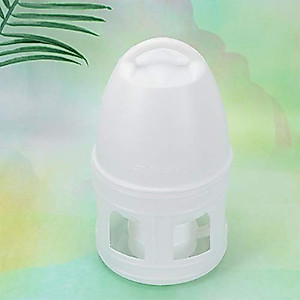 TEHAUX Pigeon Water Feeder, Bird Water Drinker 3L Bird Water Dispenser Automatic Feeder Hanging Water Bottles for Pigeon (White)