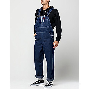 Dickies mens Bib overalls and coveralls workwear apparel, Indigo Rigid, 36W x 30L US